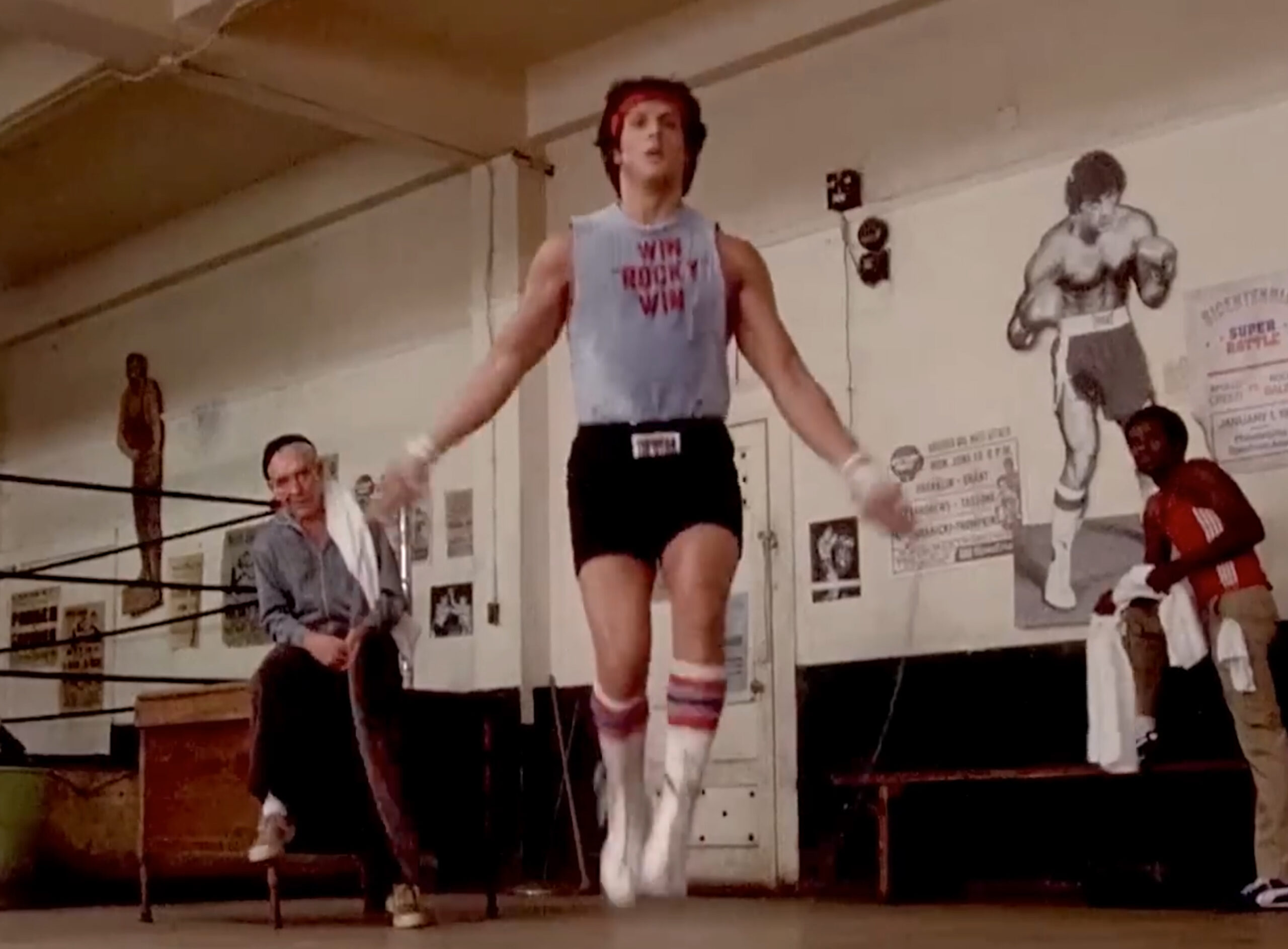 Win Rocky Win T-shirt Sylvester Stallone in Rocky II