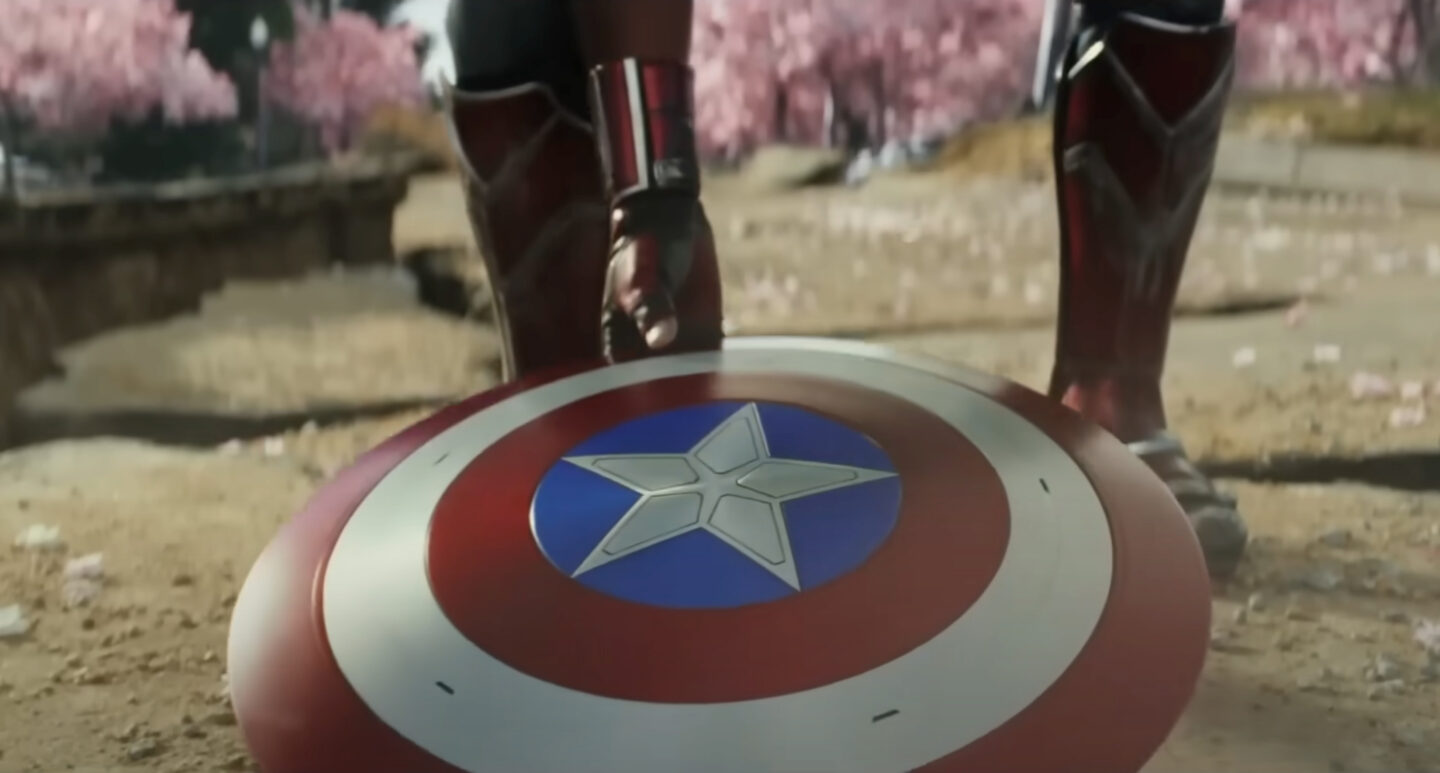 Shield Anthony Mackie in Captain America: Brave New World