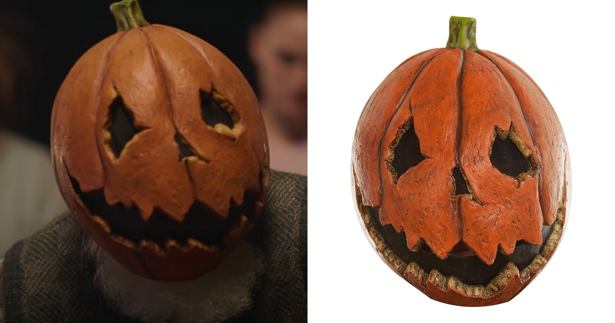 Pumpkin Head Mask in Self-Help