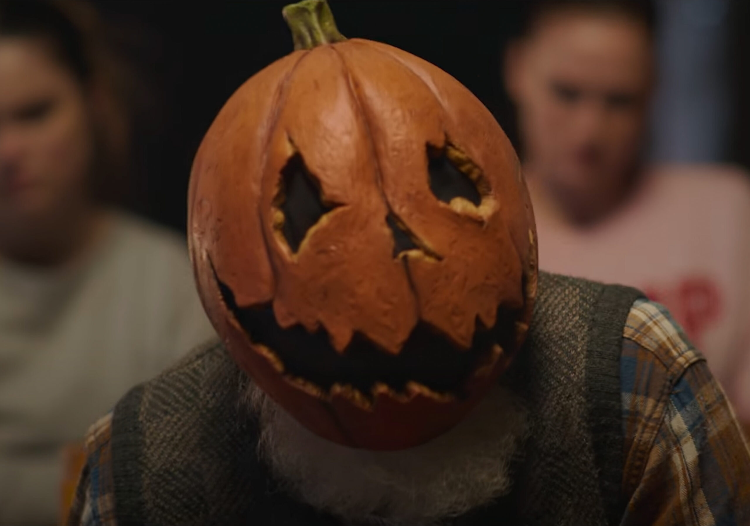 Pumpkin Head Mask in Self-Help